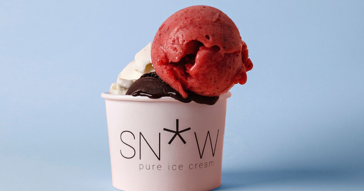 Menu | Snow Pure Ice Cream