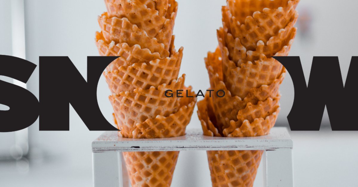 The menu | SNOW | Snow Gelato